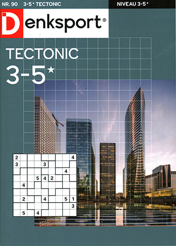 Denksport Tectonic - 3-5* 90 2022 online bestellen bij Aboland