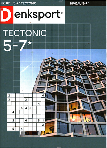 Denksport Tectonic - 5-7* 87 2023 online bestellen bij Aboland